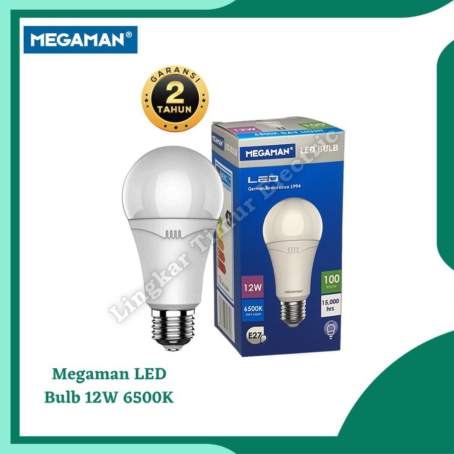 Jual Lampu LED MEGAMAN LED A-BULB 12 Watt 12W Daylight Lampu Bohlam Putih | Shopee Indonesia