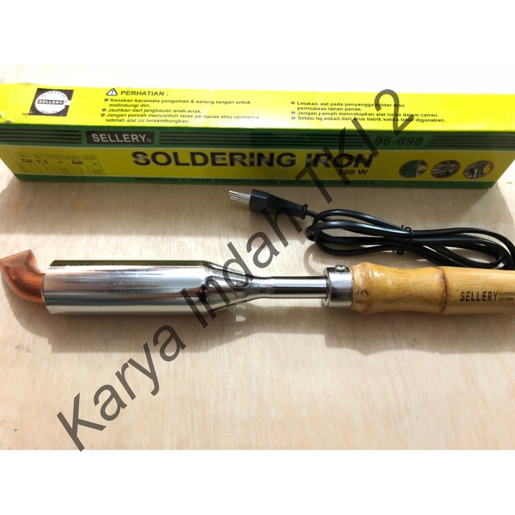 Jual Solder Listrik 500 Watt SELLERY 500W Soldering Iron Besar Gagang ...