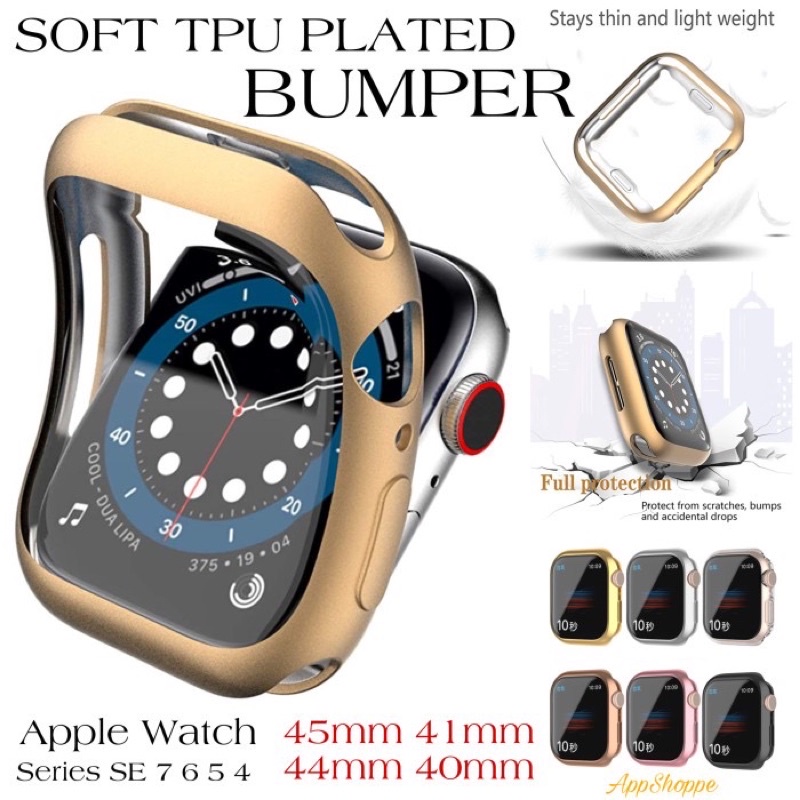 Jual Bumper Case Plated ELECTROPLATED Soft TPU Bumper Compatible for ...