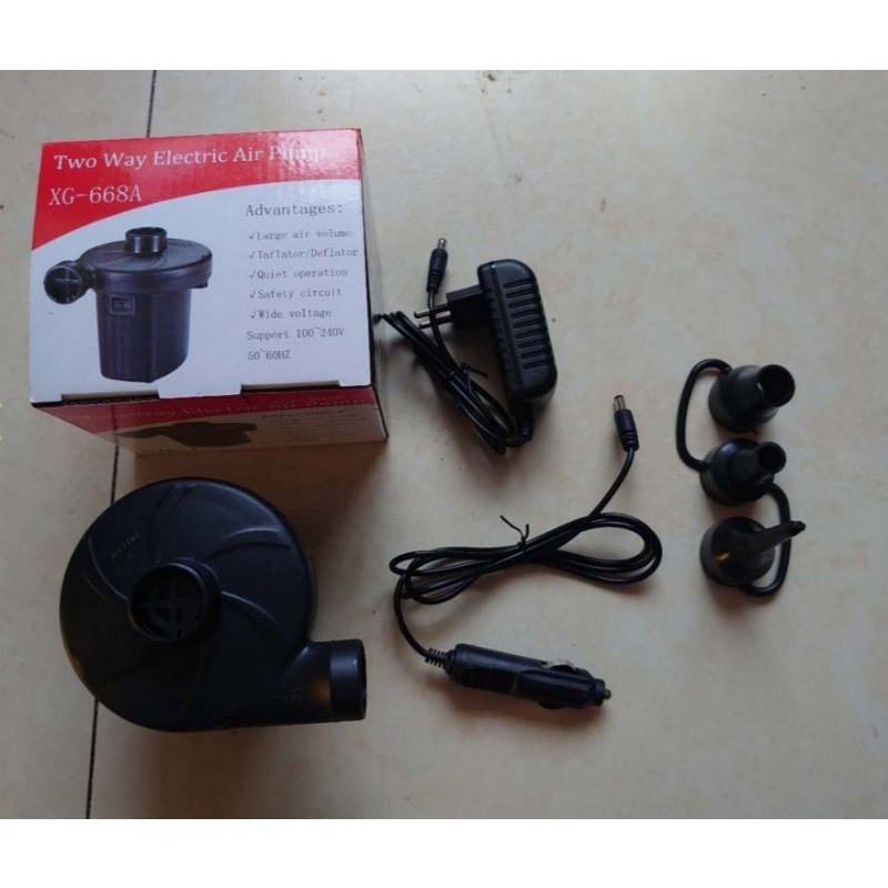 Jual POMPA LISTRIK ELECTRIC AIR PUMP POMPA KASUR ANGIN KOLAM RENANG | Shopee Indonesia