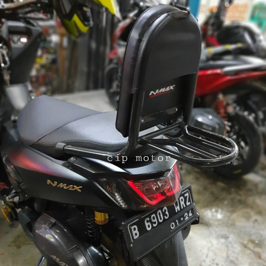 Jual Sandaran Jok Motor Yamaha Nmax Old 2015-2019 Sepaket Breket Dan ...