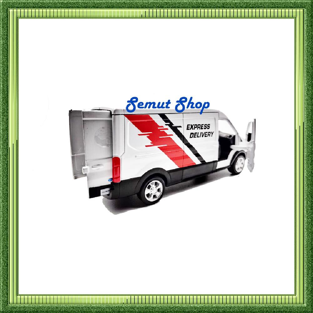 Jual Rmz City Ford Transit Chassis Cab White diecast Mobil Ford Transit ...