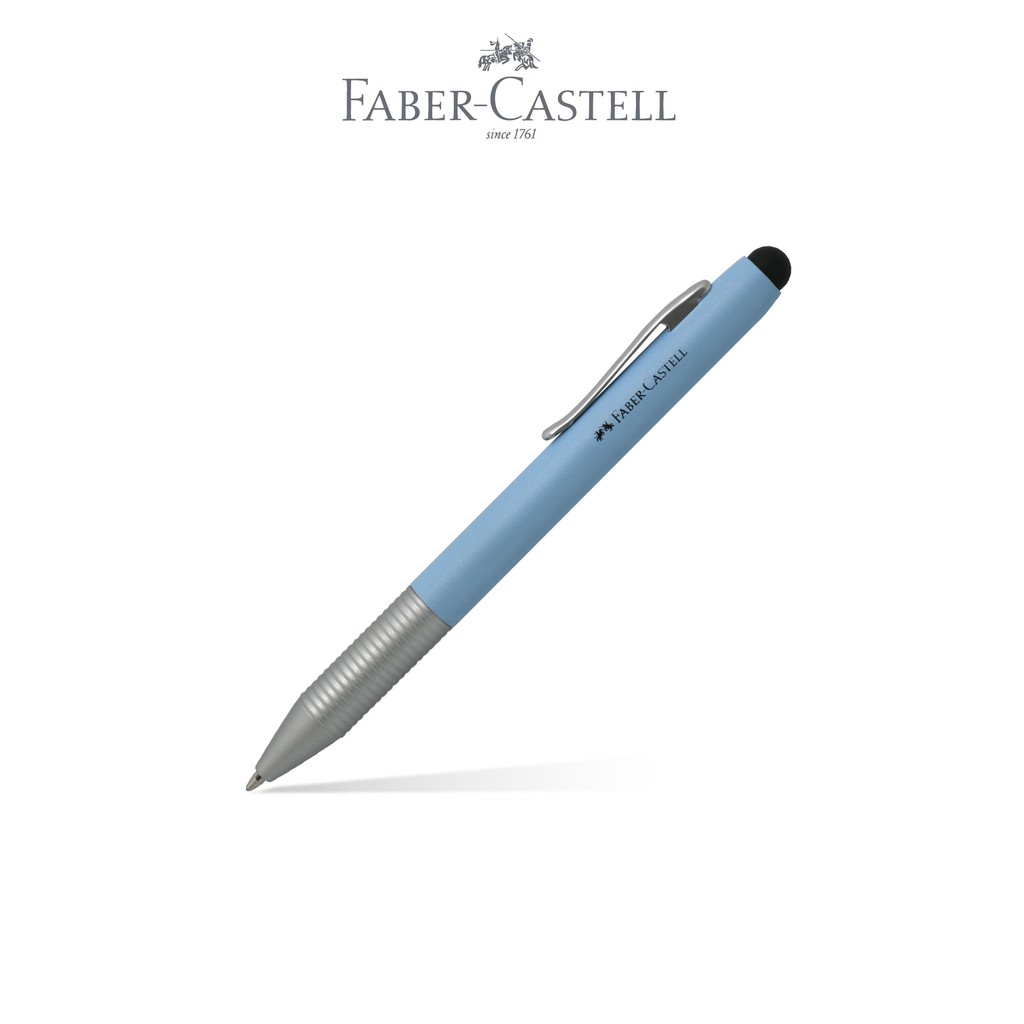 Jual Faber-Castell Ballpoint Stylus Pen Vernate II Ocean Blue Barrel ...