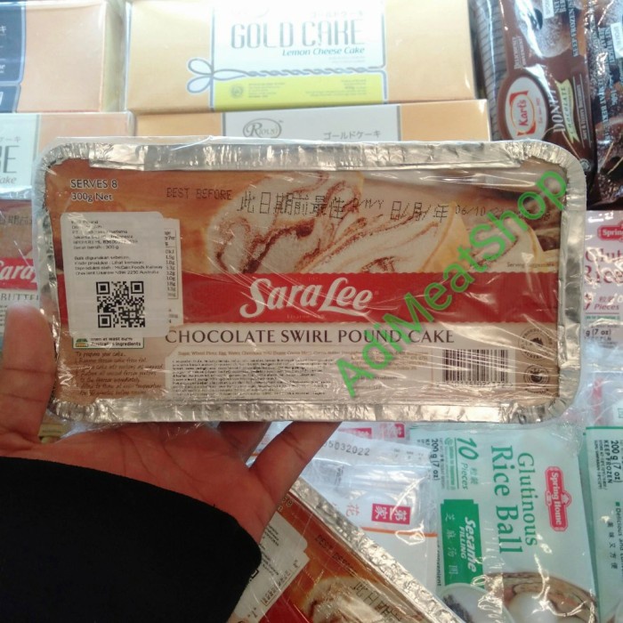 Jual SaraLee sara Lee chocolate swirl p cake 300 gr cake Frozen ...