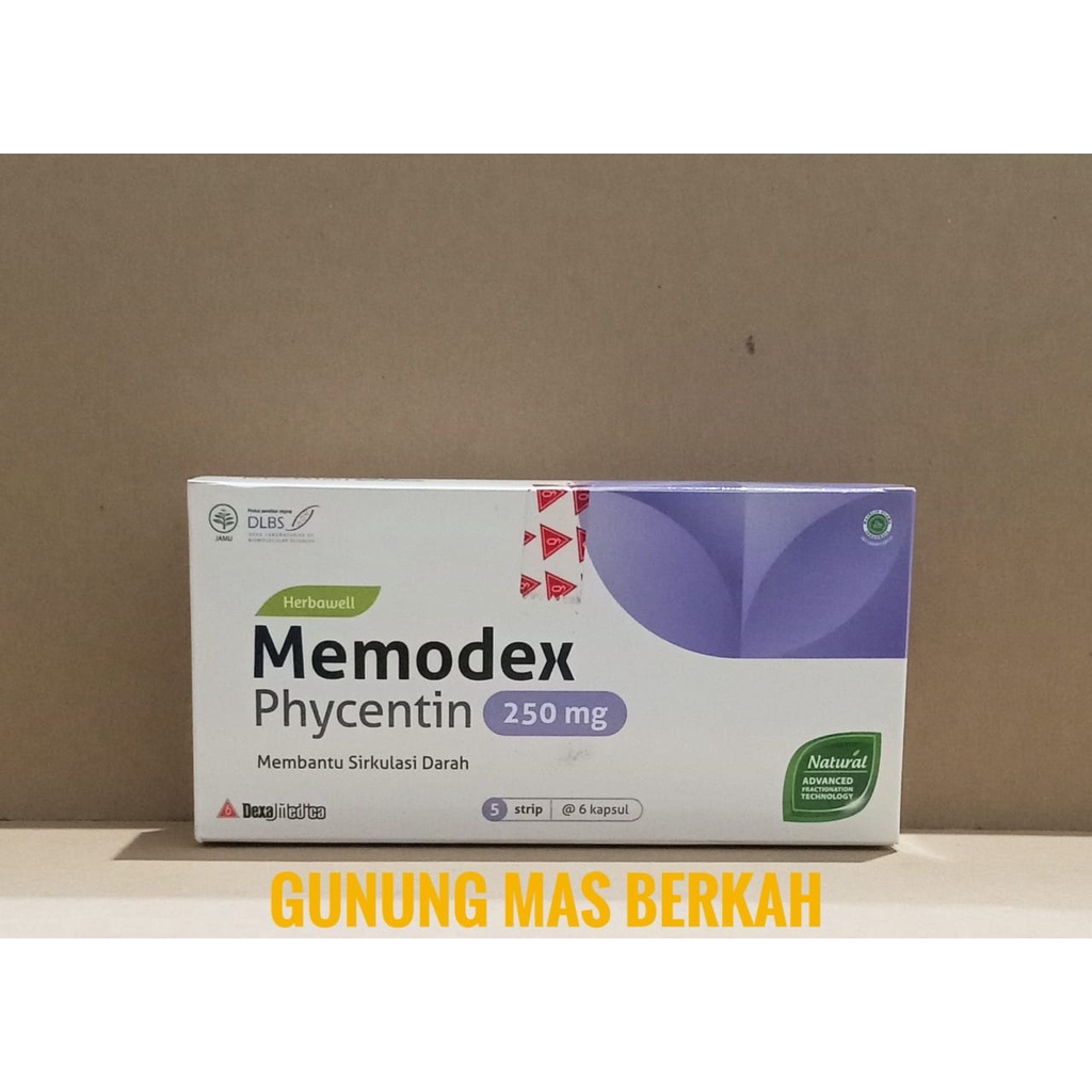 Jual MEMODEX Memodex Phycentin 250mg - Membantu sirkulasi darah ...