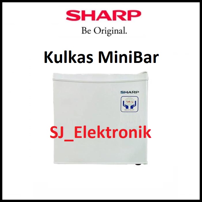 Jual Sharp MiniBar SJ-50MB-XW Kulkas Portable - SJ50MB / SJ 50MB Lemari ...