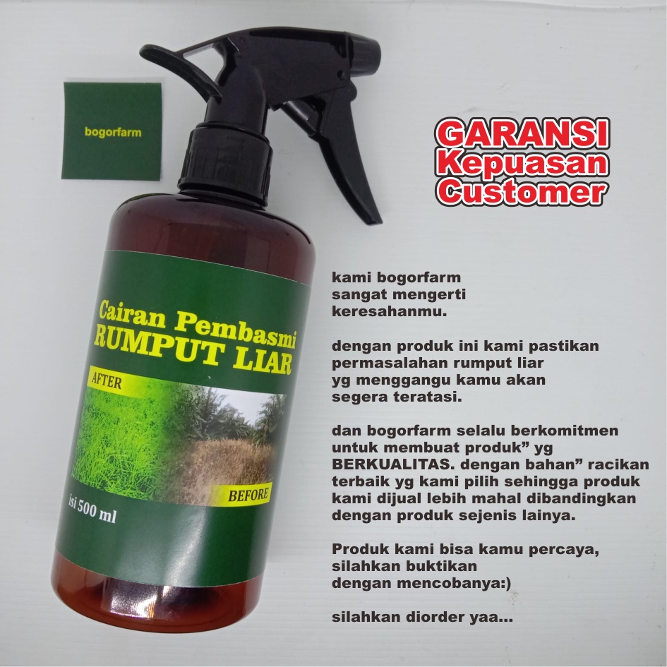 Jual [bogorfarm] CAIRAN SEMPROT PEMBASMI RUMPUT LIAR & GULMA 250ml ...