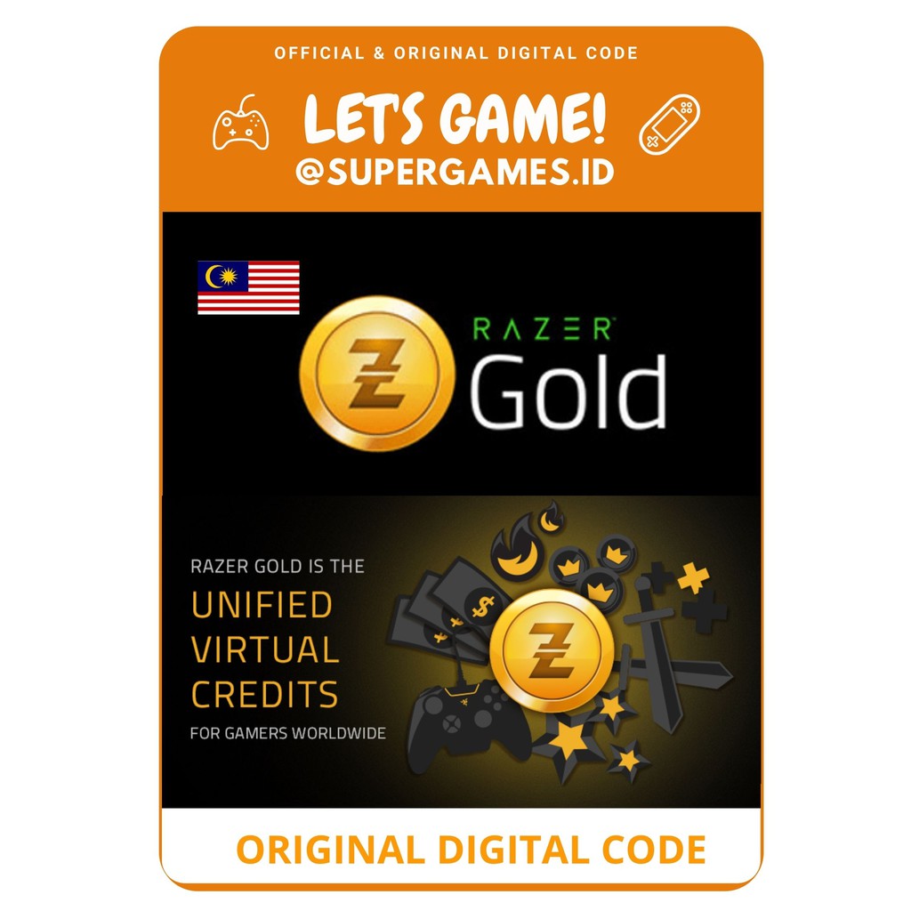 Jual RAZER Gold Malaysia MYR 50, 100 Ringgit | Shopee Indonesia