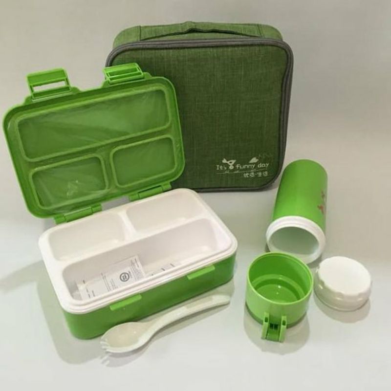 Jual Lunch Box Yooyee Thermal 628 set Botol Minum Kotak Makan Anak BPA Free Anti Tumpah Bonus ...