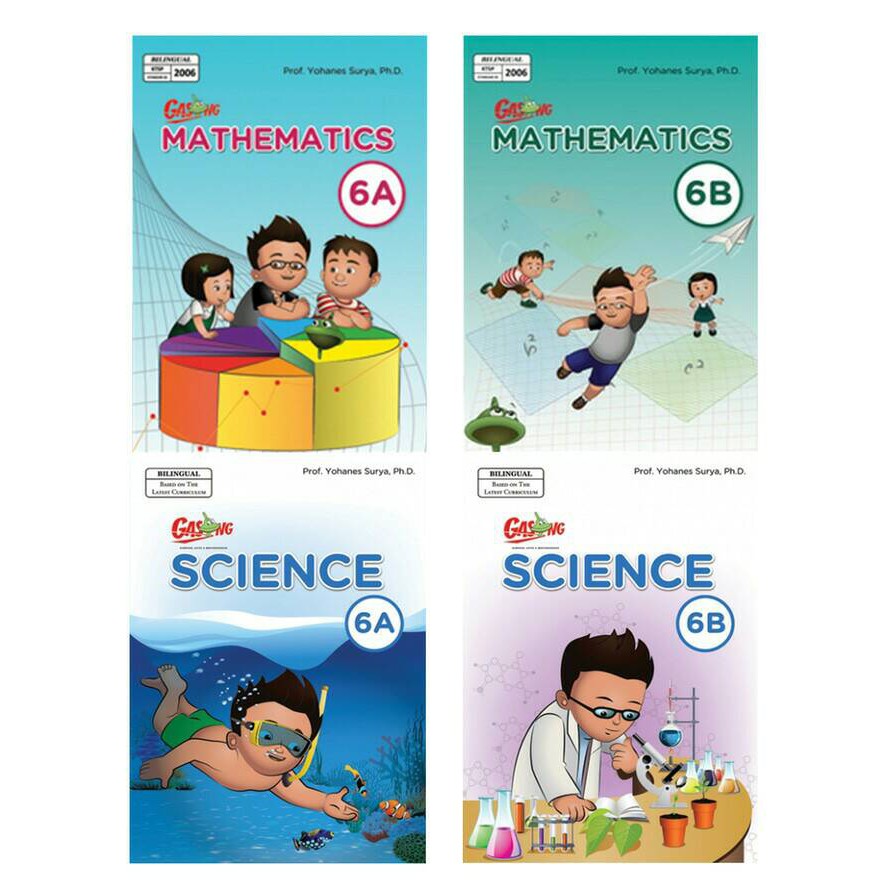 Jual Buku Math & Sains SD 6A-6B (Edisi Bilingual) | Shopee Indonesia