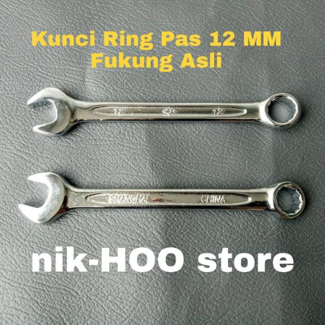 Jual Kunci Ring Pas 12 MM Fukung / Fukung | Shopee Indonesia