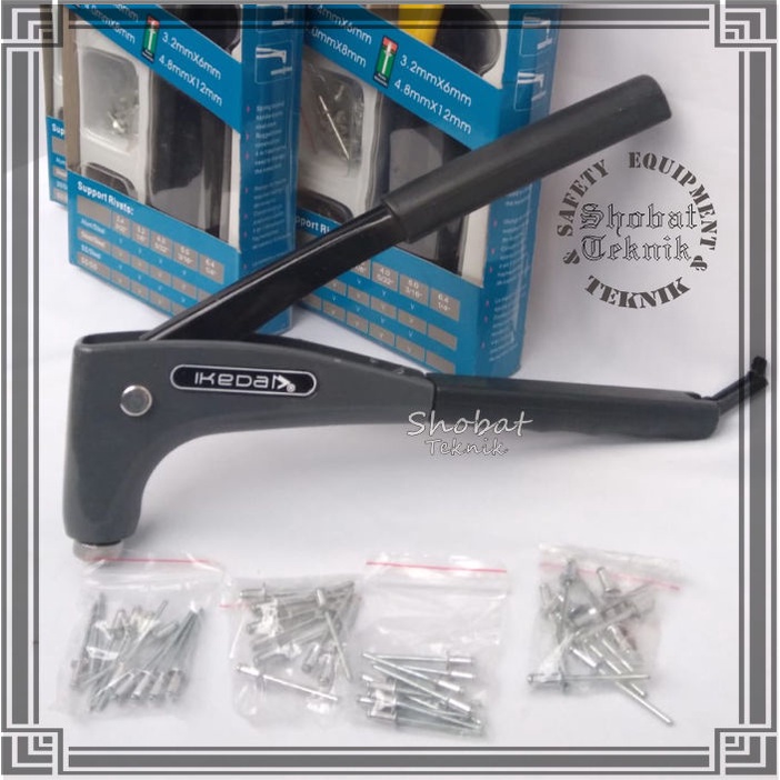 Jual Tang Rivet /Hand Rivet Heavyduty 4Mode Multi Size (Include Paku ...