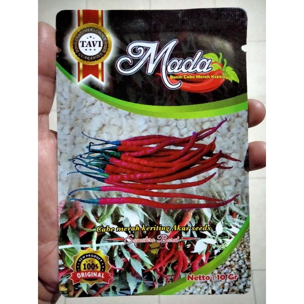 Jual Benih Cabe Merah Keriting MADA 10 Gram - Bibit Cabe MADA - CMK ...