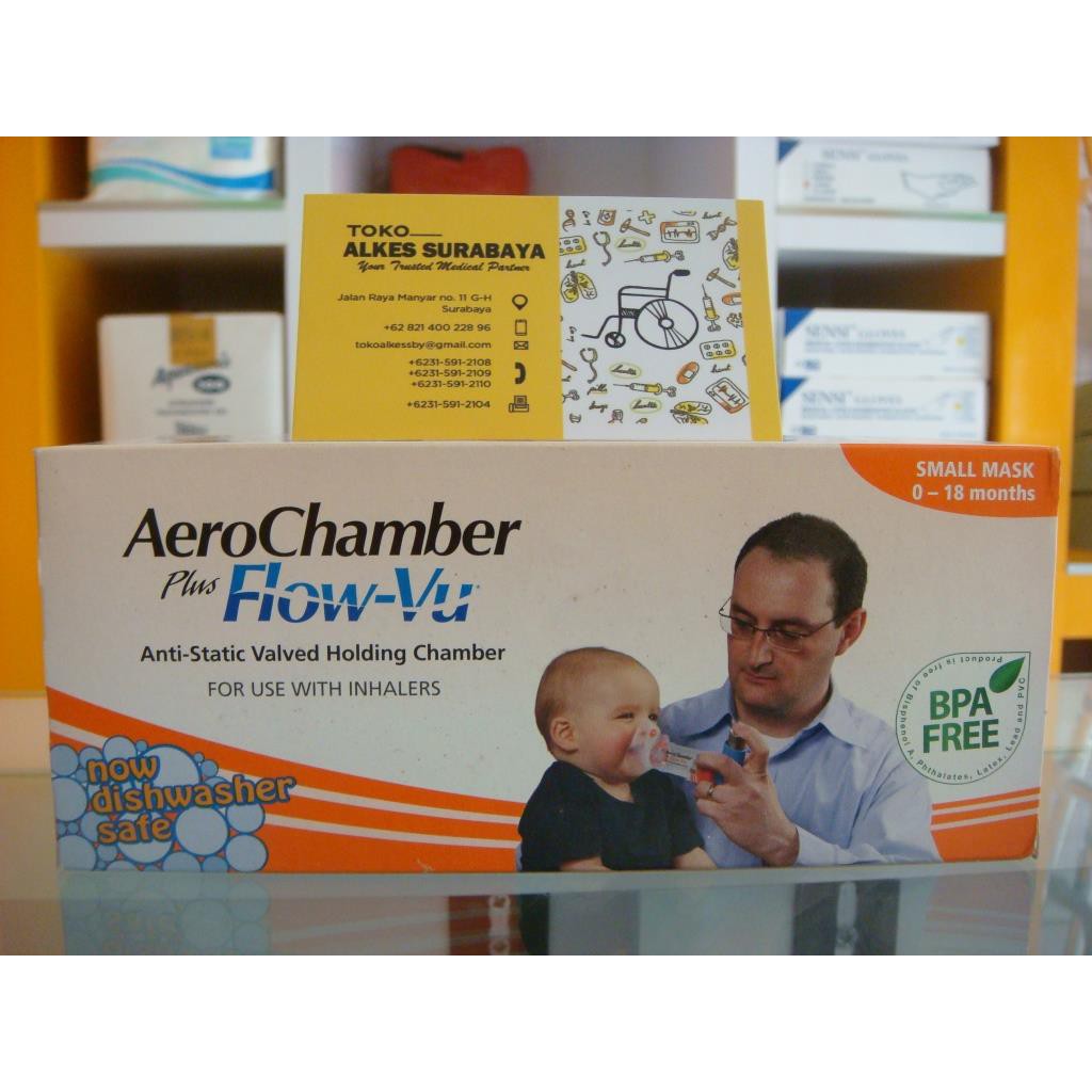 Jual Trudell Aero Chamber Plus Flow-Vu | Shopee Indonesia