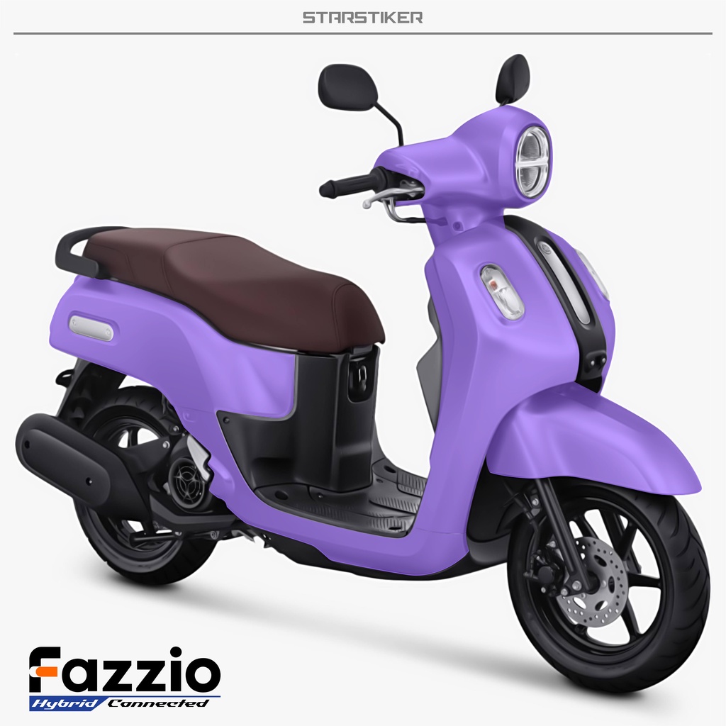 Jual YFPRV1 / DECAL FULLBODY YAMAHA FAZZIO / NEW / BLUE VIOLET / UNGU ...