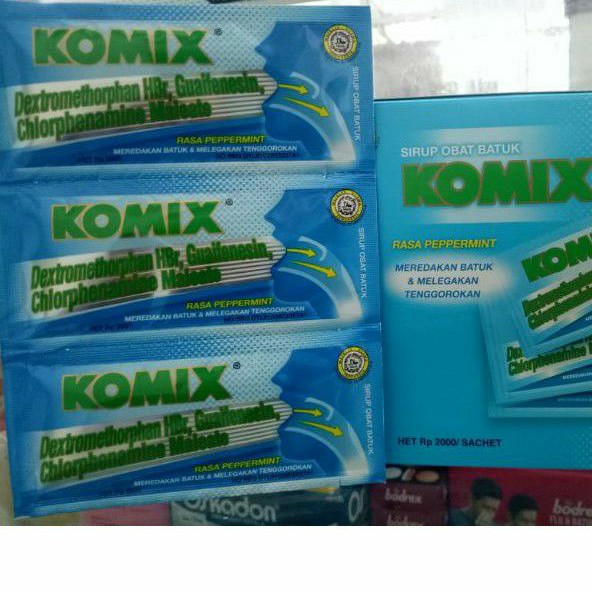 Jual KOMIX G PEPPERMINT, Sachet, obat batuk | Shopee Indonesia