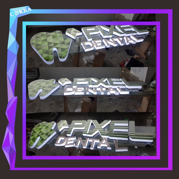 Jual Neon Box Letter Timbul 3D Nyala | Shopee Indonesia