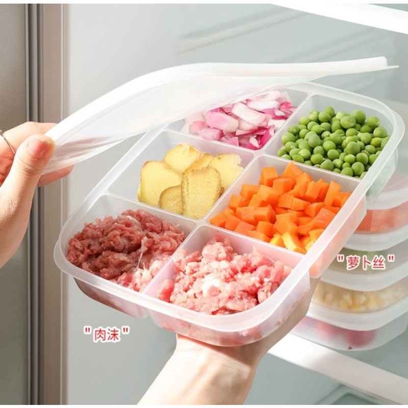 Jual AVELINE Food Storage Tempat Penyimpanan Makanan 6 Sekat / 4 Sekat ...