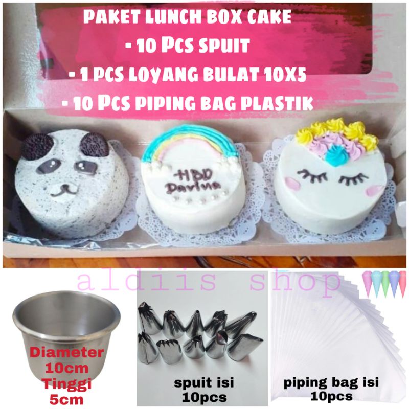 Jual Loyang bulat mini lunch box cake korea | Shopee Indonesia