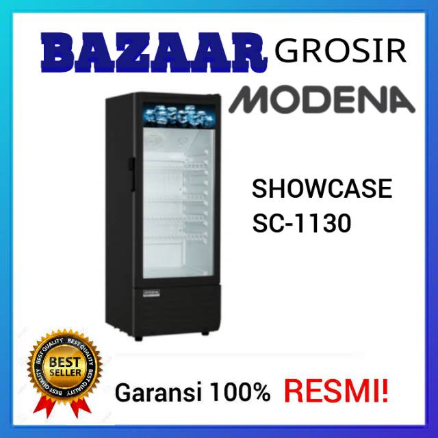 Jual SHOWCASE MODENA SC1130 SC 1130 130Liter | Shopee Indonesia