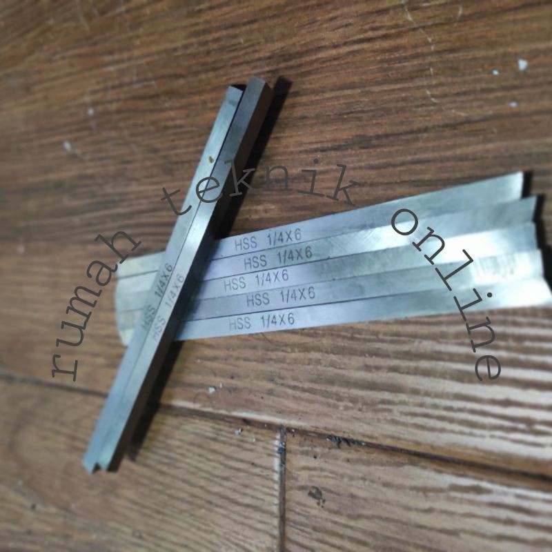 Jual Pahat Bubut HSS Square Tool Bit Mata Bubut Size 1/4 x 6 inch ...