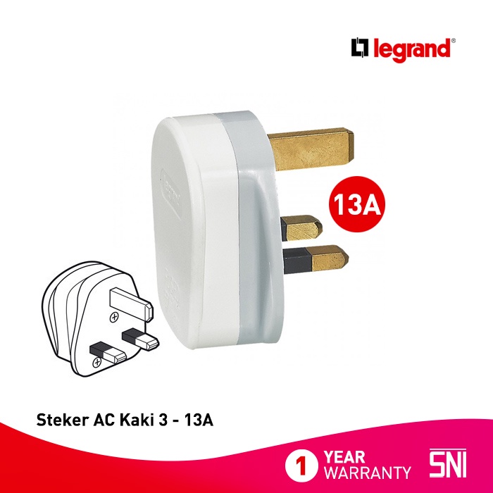 Jual Legrand Steker AC Kaki 3 - 13A | Shopee Indonesia