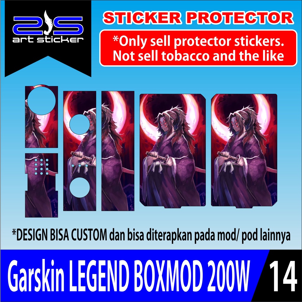 Jual SKIN Sticker Garskin Legend Boxmod 200w | Shopee Indonesia