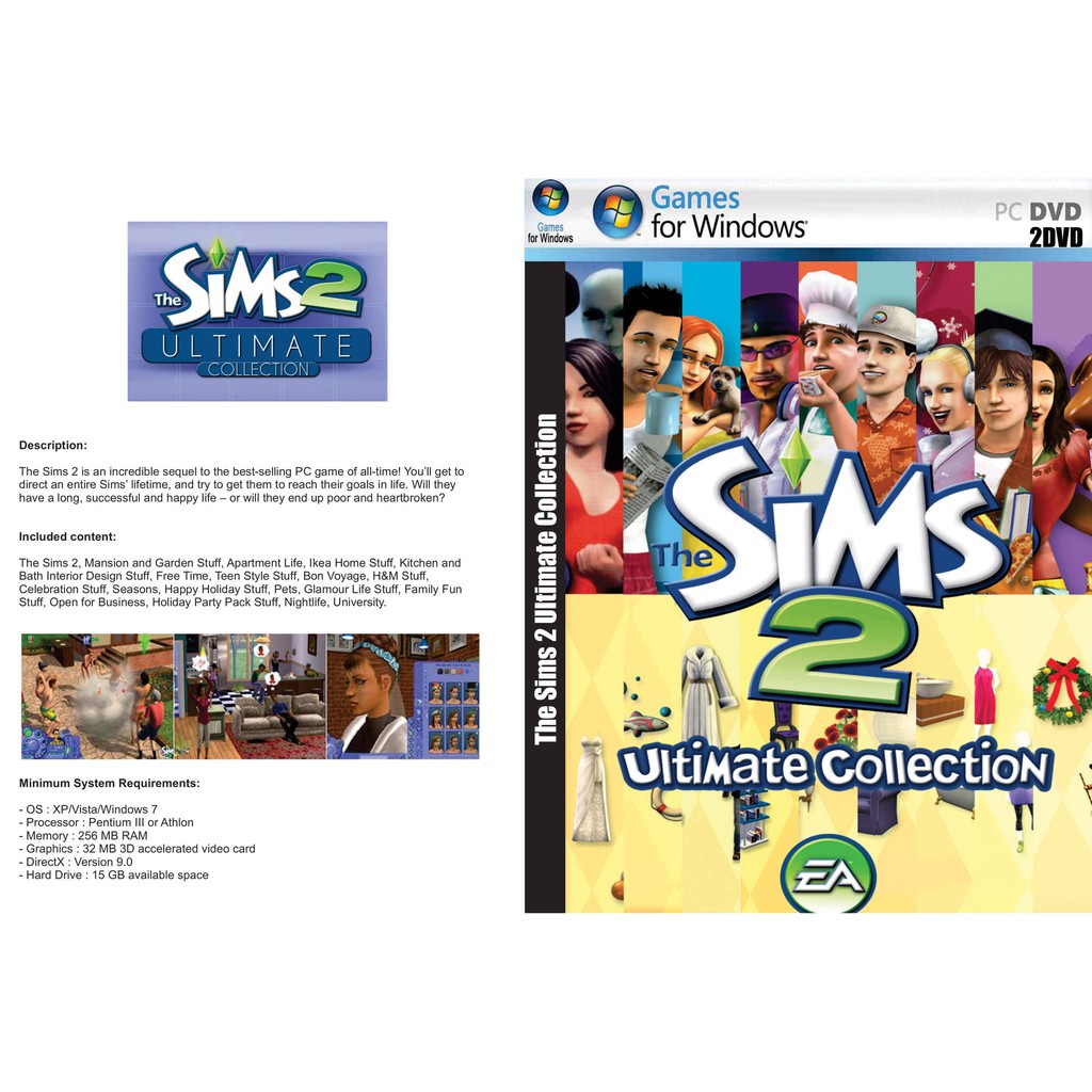 Jual The Sims 2 Ultimate Collection 2DVD | Shopee Indonesia