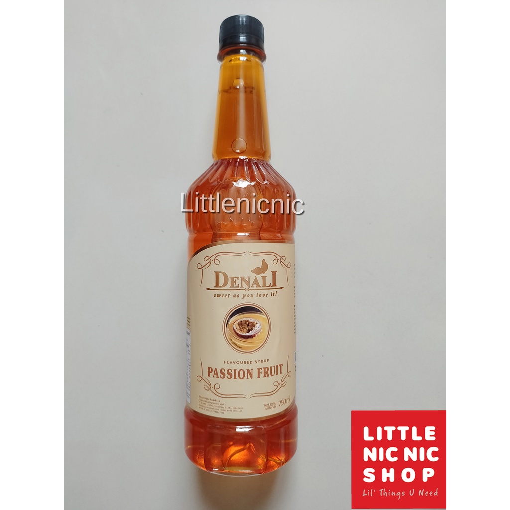 Jual Denali Passion Fruit Flavoured Syrup 750 ml sirup rasa markisa ...