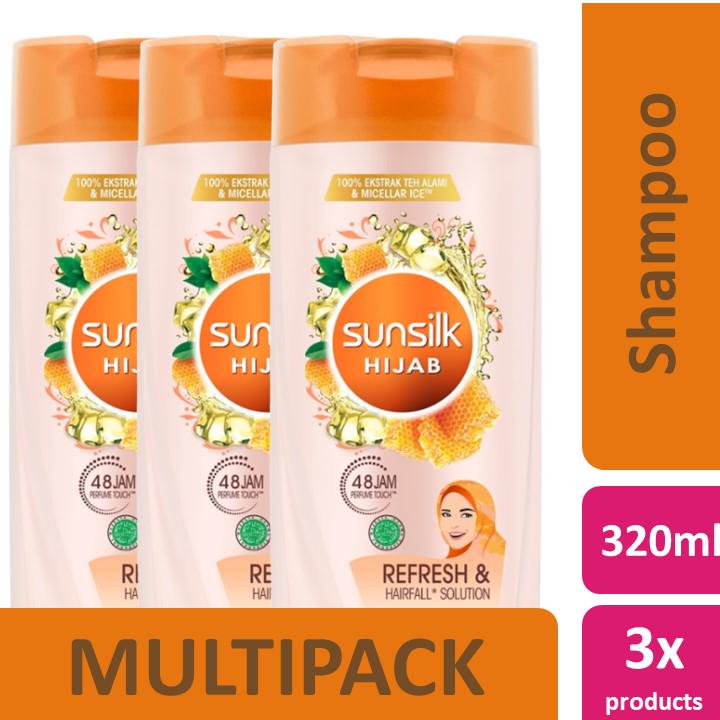 Jual Sunsilk Hijab Recharge Shampoo Refresh & Hair Fall Solution 340ml ...