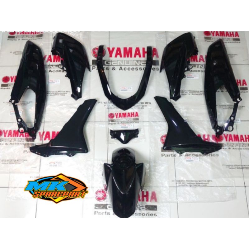 Jual Paket Full Set Body Halus Nmax N-Max Old Lama 2015-2019 Hitam ...