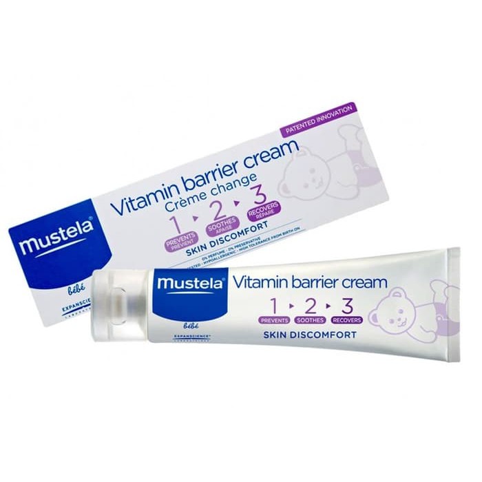 Jual Mustela Diaper Rash Vitamin Barrier Cream 123 Krim Ruam Popok ...