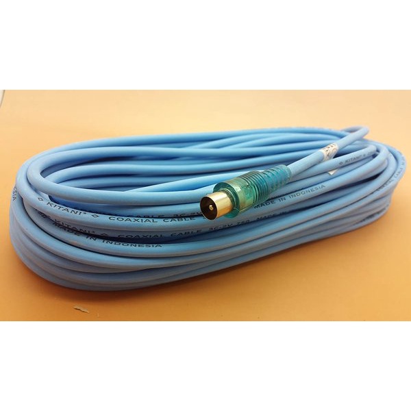 Jual KABEL ANTENA KITANI 3C BIRU 15M | Shopee Indonesia