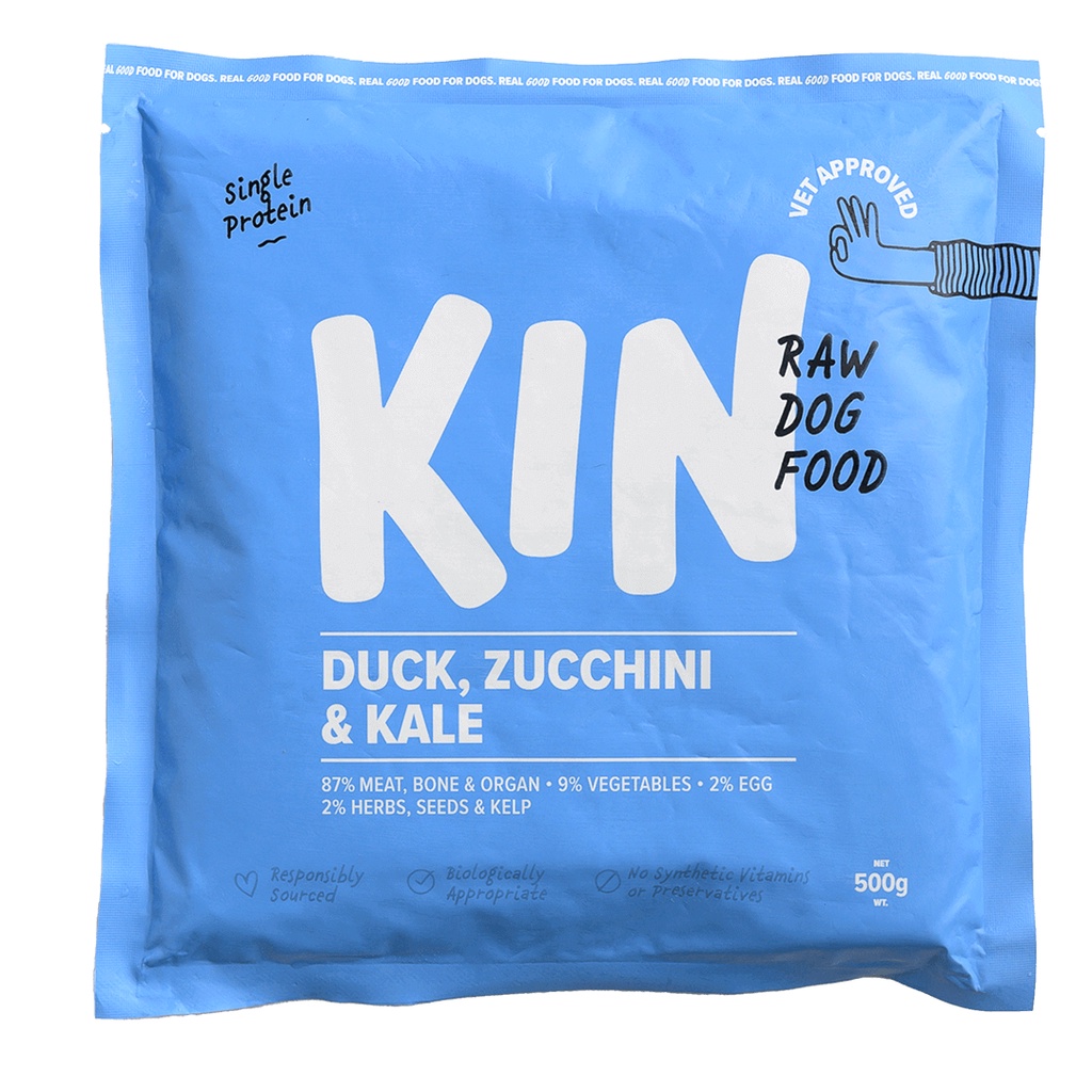 Jual Kin Dog Food - Duck Zucchini & Kale 500gr | Shopee Indonesia
