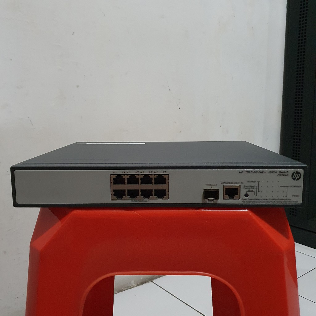 Jual switch hub hp 1910 8g poe plus jg349a 8 port gigabit web base ...