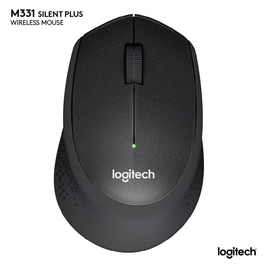 Jual Logitech M331 Mouse Wireless Silent Click - Black | Shopee Indonesia