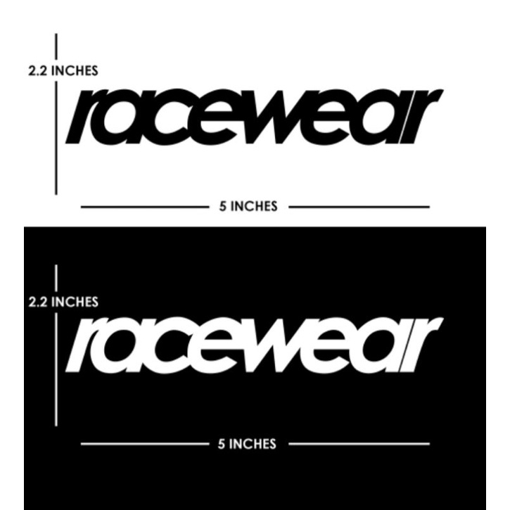 Jual stiker cutting race wear logo kekinian kren cod | Shopee Indonesia