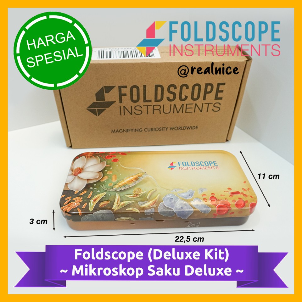 Jual Foldscope Deluxe - ORI - Mikroskop Kertas | Shopee Indonesia