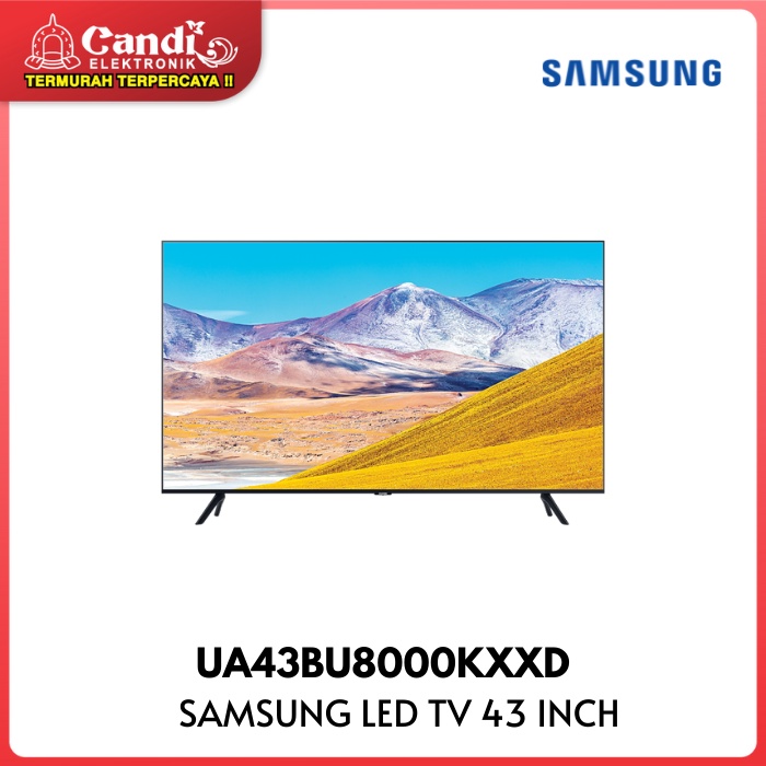 Jual SAMSUNG Crystal UHD BU8000 UHD 4K Smart Tv UA43BU8000KXXD | Shopee Indonesia