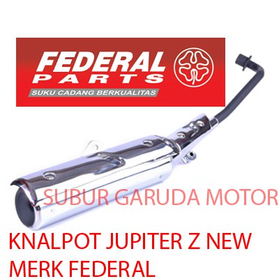 Jual KNALPOT JUPITER Z NEW MERK FEDERAL KUALITAS ORISINIL TAHAN KARAT ...