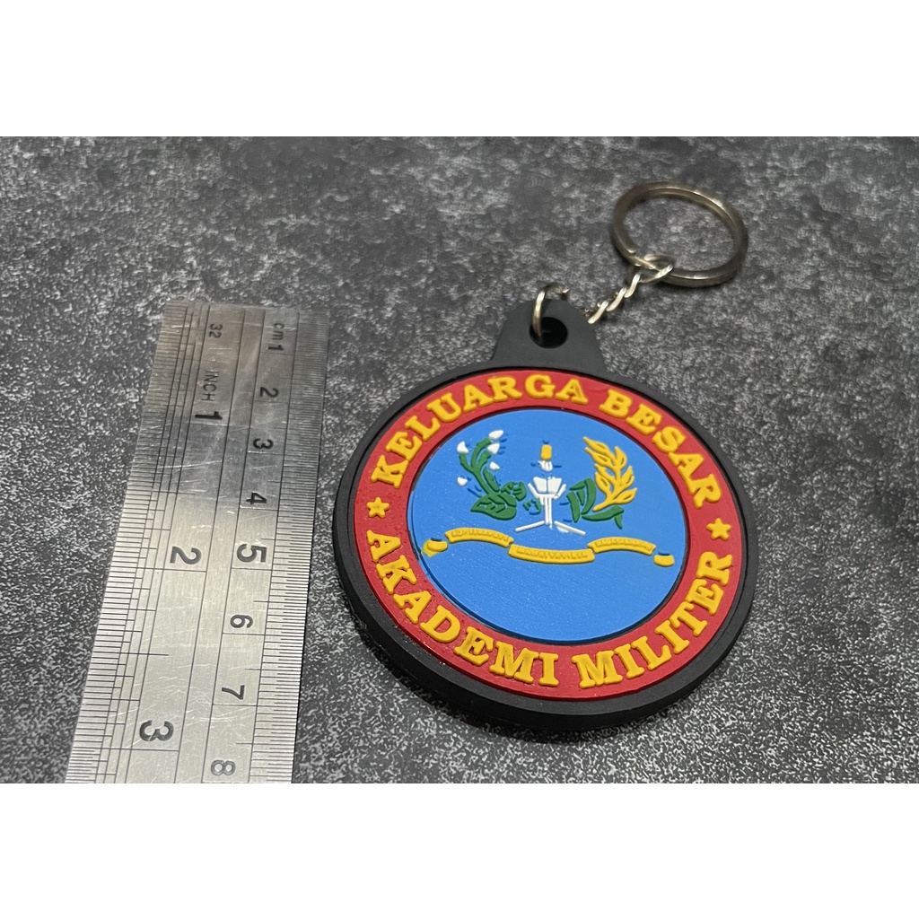 Jual Gantungan Kunci Akmil (Logo 2) | Keychain | Gantungan Kunci Karet ...