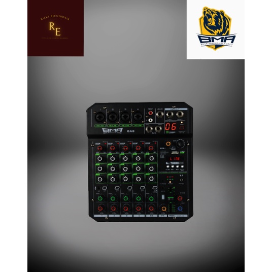Jual mini mixer bma ga6 / mixer 6 channel | Shopee Indonesia