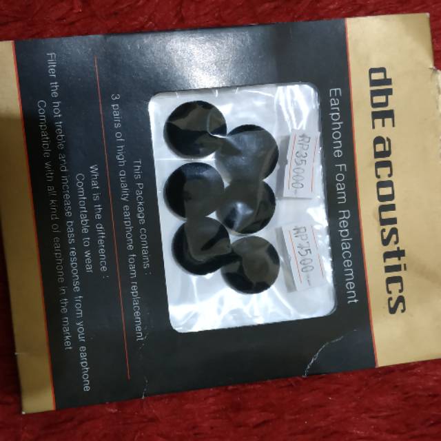 Jual Busa / Sponge / Earphone foam dbe acoustics | Shopee Indonesia