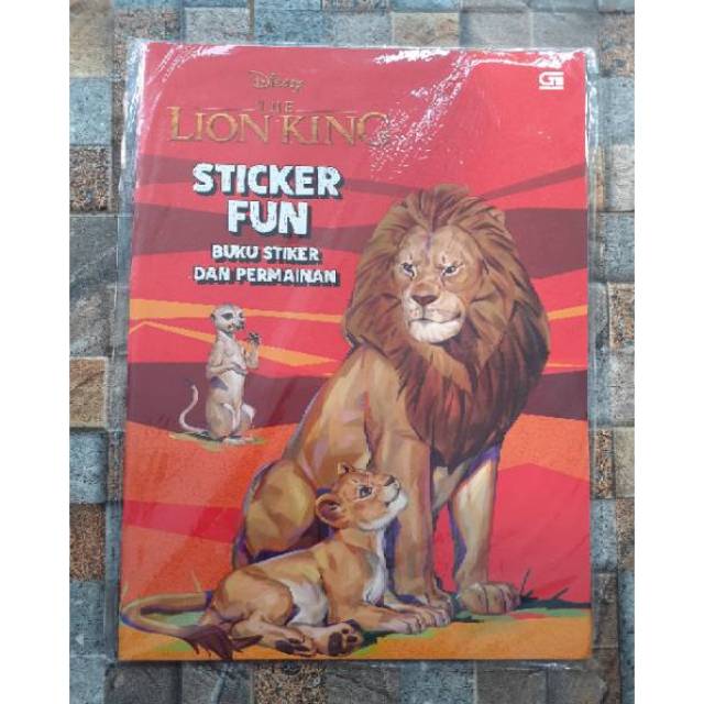 Jual Buku aktivitas dan stiker / disney the lion king sticker fun ...