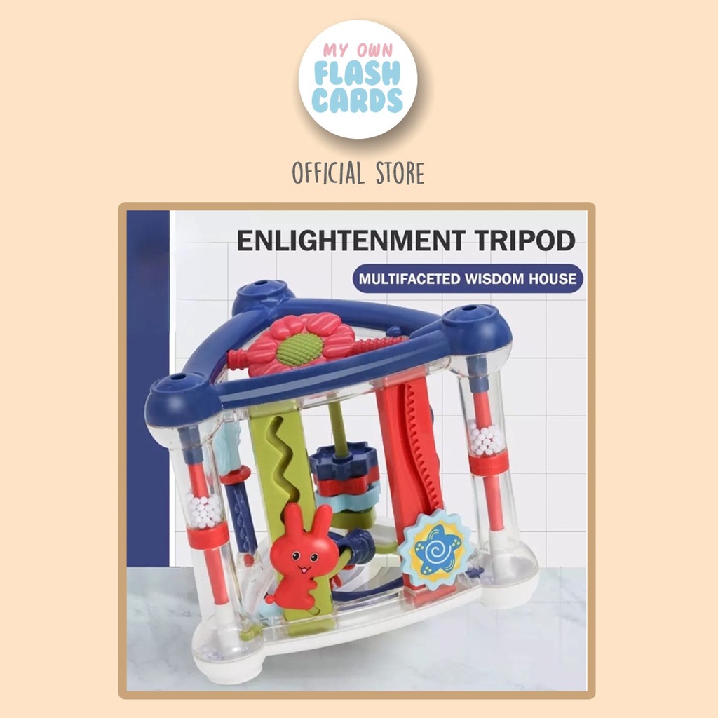 Jual Intellectual Baby Busy Triangle Game - Busy Activity Toys - Mainan ...