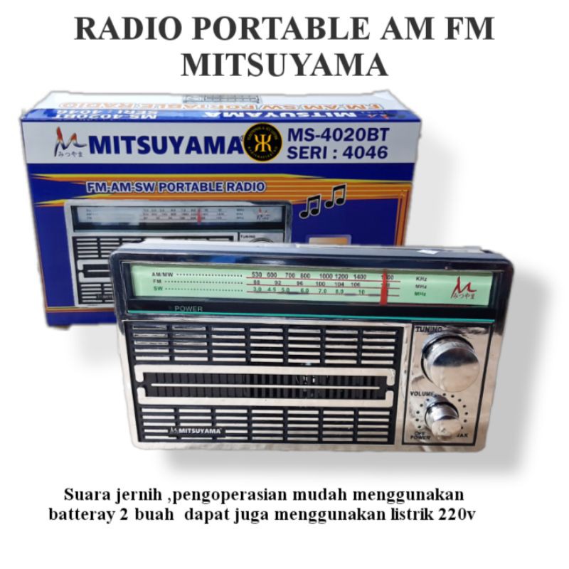 Jual RADIO PORTABLE AM FM MODEL JADUL KLASIK | Shopee Indonesia