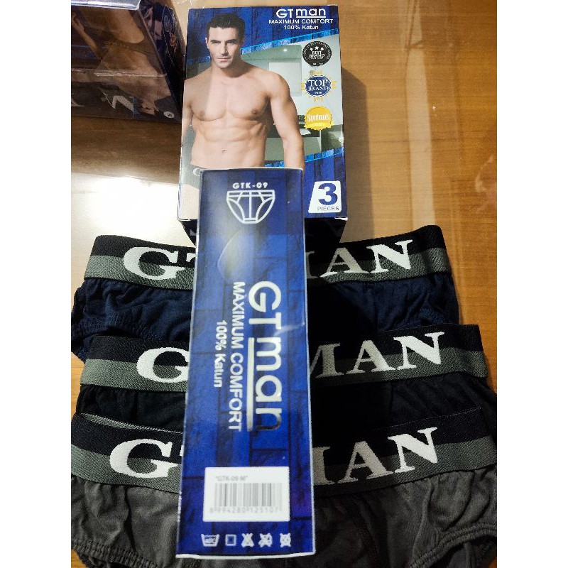 Jual CELANA DALAM GT MAN GTK09 ISI 3 PCS + 1 MASKER BAGUS / CD GT MAN ...
