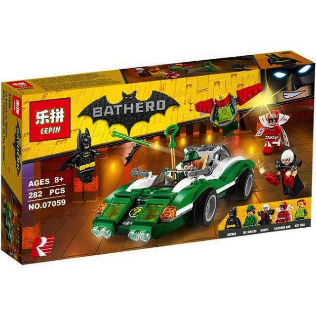 Jual Lego Mobil Batman Movie 07059 Bathero The Riddler Riddle Racer ...