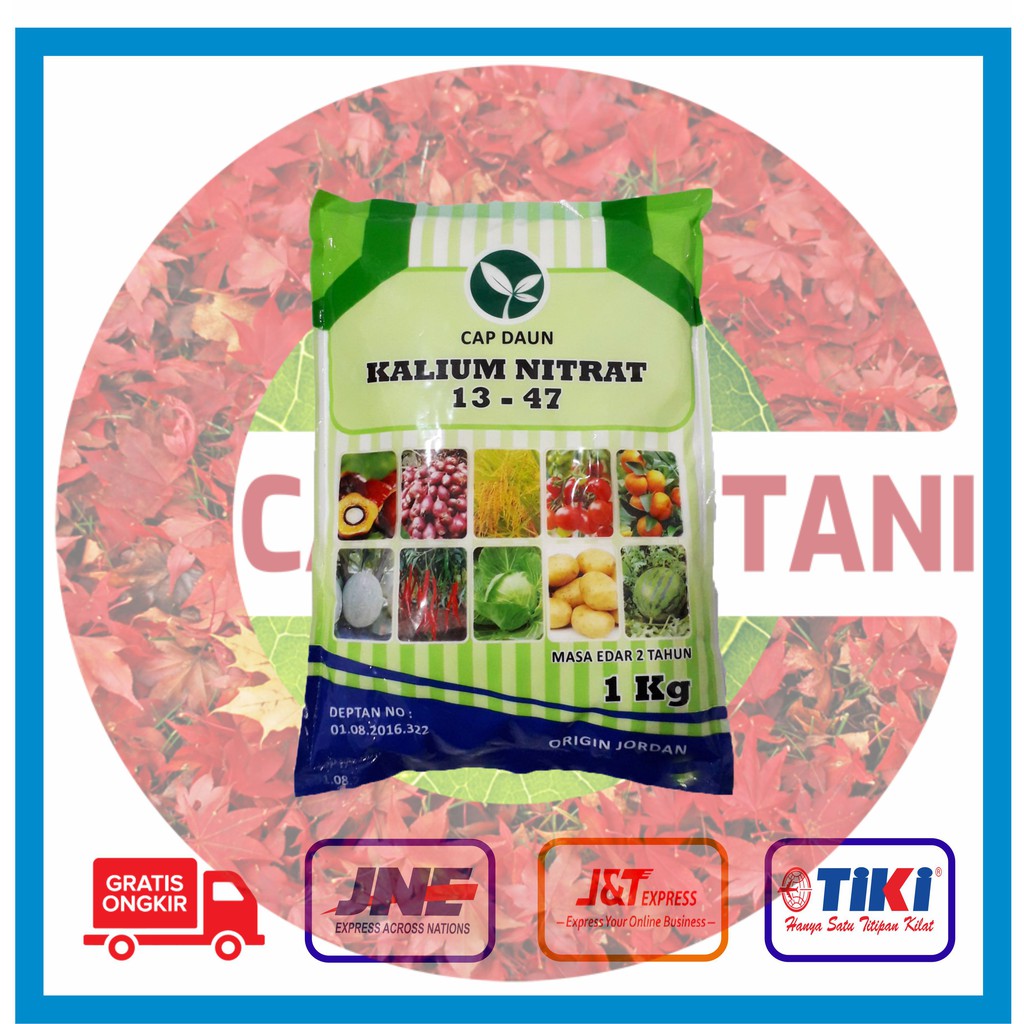 Jual KNO3 Kalium Nitrat 13-47 Cap Daun @ 1 KG | Shopee Indonesia