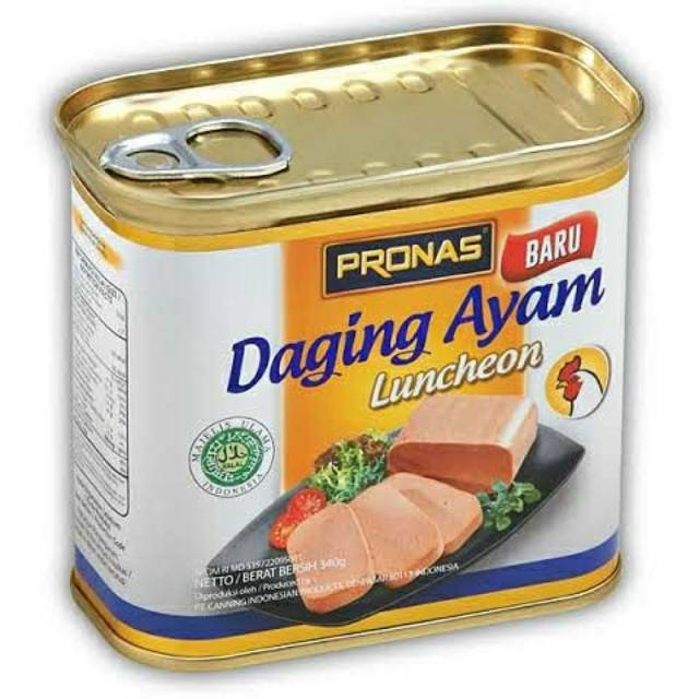 Jual Pronas Chicken Luncheon / Pronas Luncheon Ayam 340 gr | Shopee ...